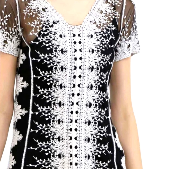 Ultra Pink | Tops | Ultra Pink Sheer Top With Embroidery | Poshmark